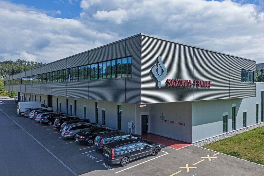 Standorte der Saxonia-AG in der Schweiz, Deutschland, Slowenien