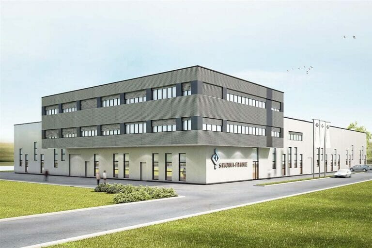 Standorte der Saxonia-AG in der Schweiz, Deutschland, Slowenien